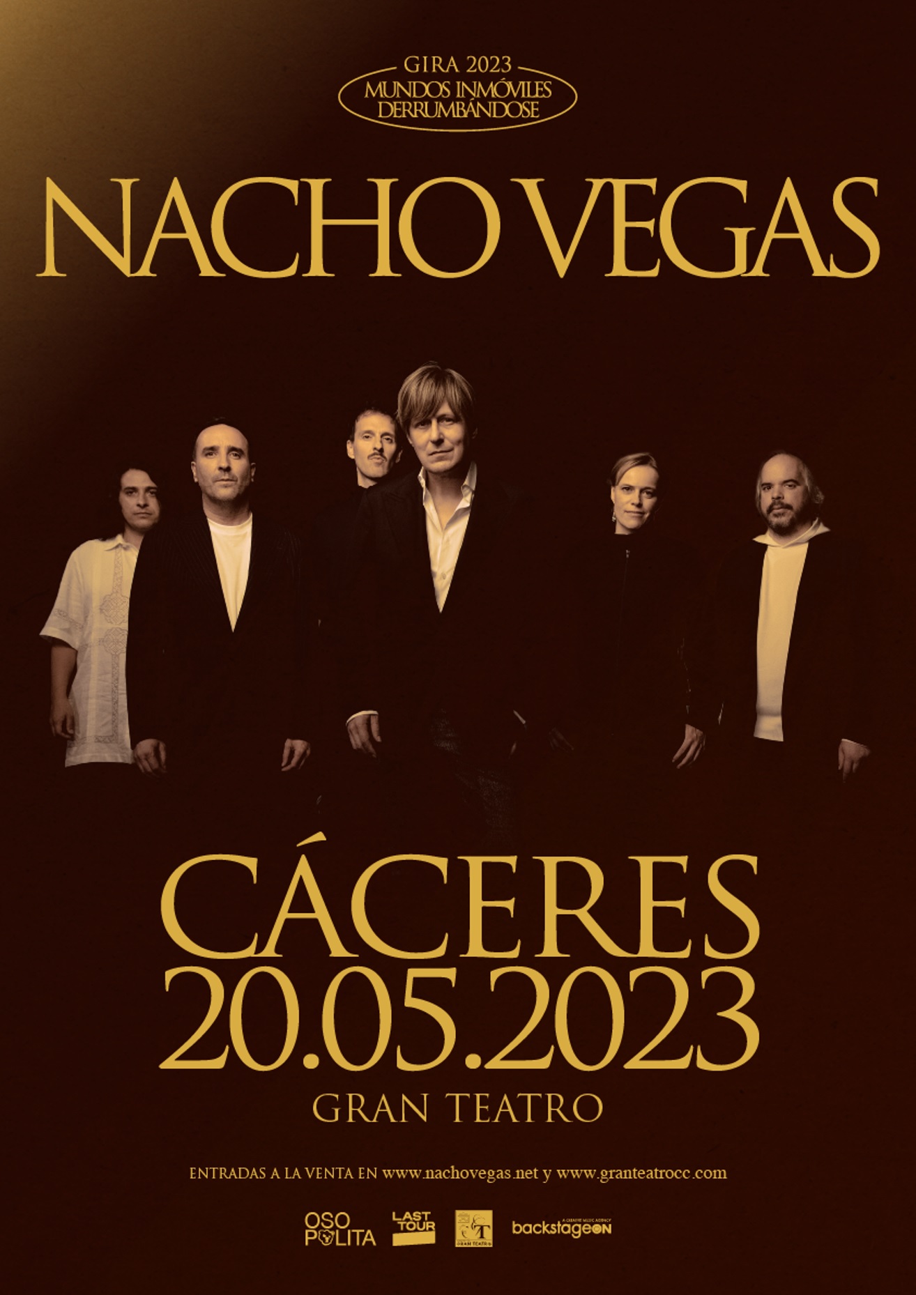 NACHO VEGAS. Gira ' Mundos inmóviles derrumbándose'. Consorcio Gran ...